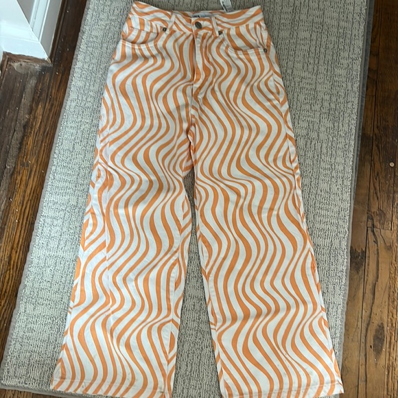 Jeans | Zara Orange Jeans | Poshmark